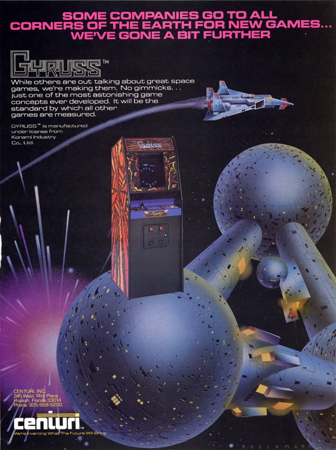 Arcade Specialties | Gyruss Video Arcade Game for Sale